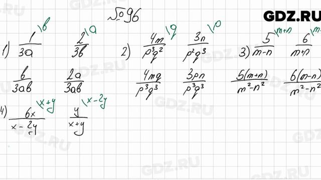 № 96 - Алгебра 8 класс Мерзляк
