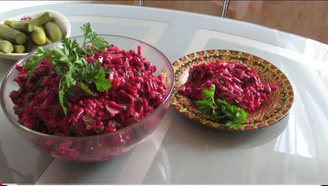 СВЁКЛА с черносливом  Салат.