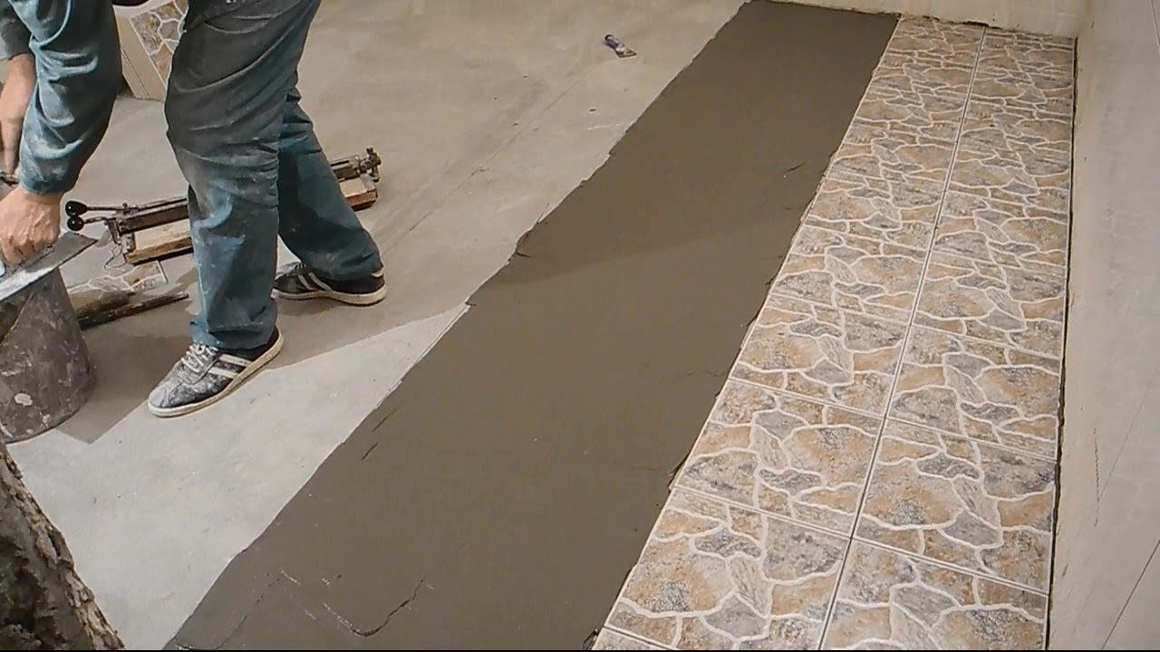 Способ СКОРОСТНОЙ укладки плитки на пол