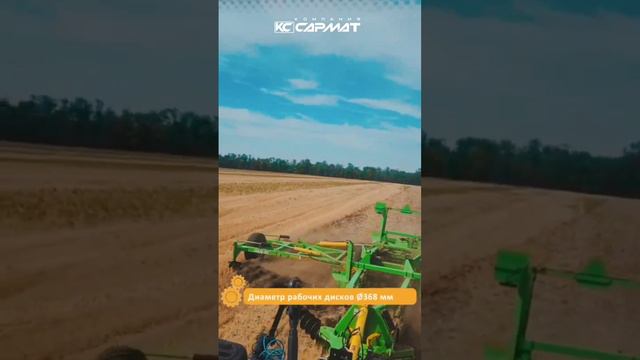 Лущильник ЛАД-9С. Работа по пшенице. Sarmat61.ru