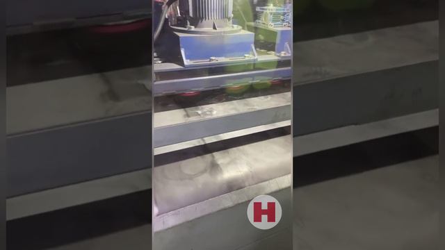 Зачистка и скругление кромки после лазерной резки на SGRD-1000.