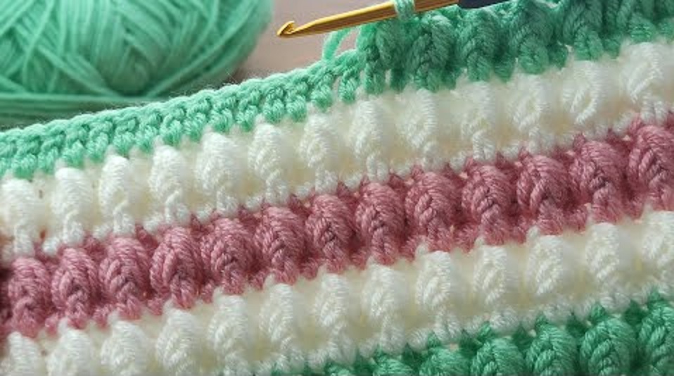 Простейший узор крючком - Плед для малыша за выходные! 👶