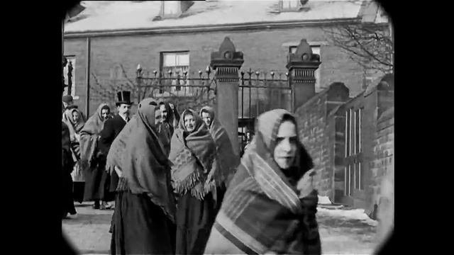 Кинохроника Великобритании. 1902 год Галифакс, Англия. January 1902 Halifax, England