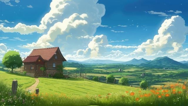 Расслабляющая Музыка В Тихой Сельской местности Снимает стресс - Фортепианная Музыка