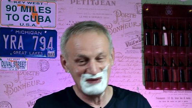 Опасная бритва ОКА 1964 г Барсук YAQI просто бомба! Бритьё Опасной Бритвой