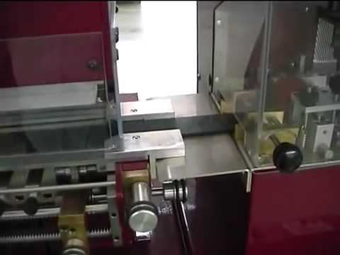 Машина для обрубания краев ремня и тиснения OMAC 750 700