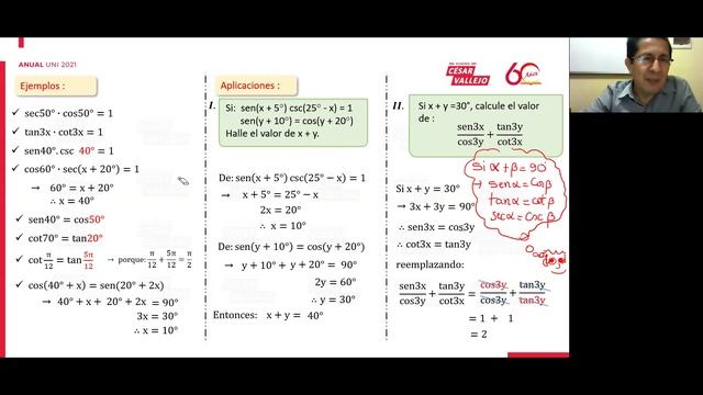 UNI Anual 2021 | Semana 06 Trigonometría