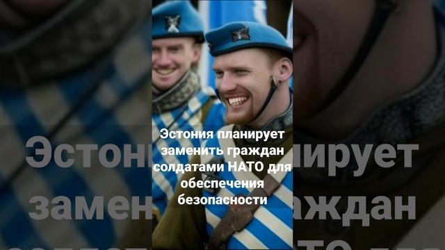 ?? Эстония планирует заменить граждан солдатами НАТО для обеспечения безопасности