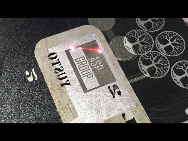 Гравировка алюминия черный цвет