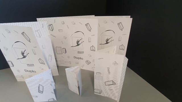 Сфальцованные образцы продукции малого формата