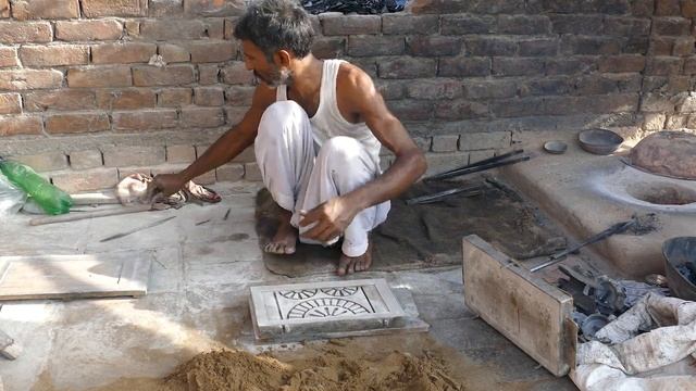 Алюминиевая литая кирпичная плита.