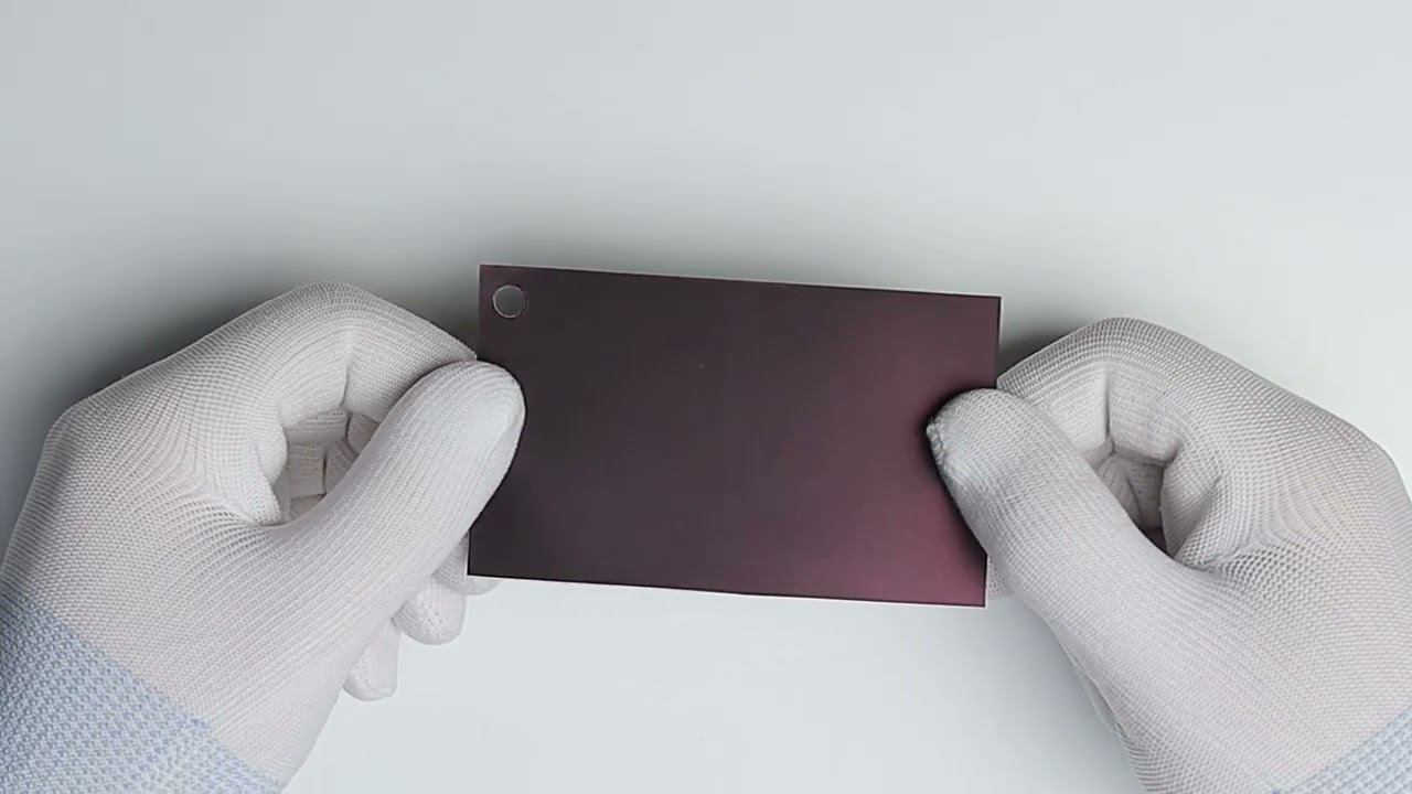 RS1019 — виниловая пленка сатин металл «полуночный красный»