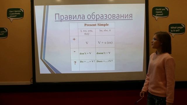 Видеомастерская. Изучение грамматического материала.