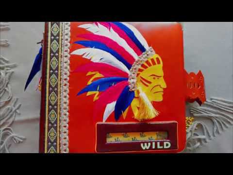 Арт-терапия Альбом для мальчика Ковбой скрапбукинг