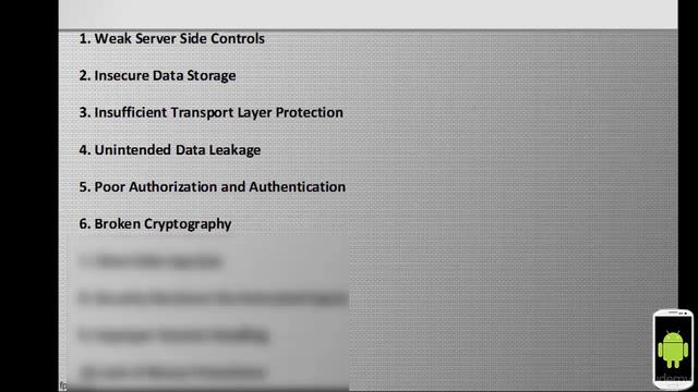 17 - Top 10 Security issues