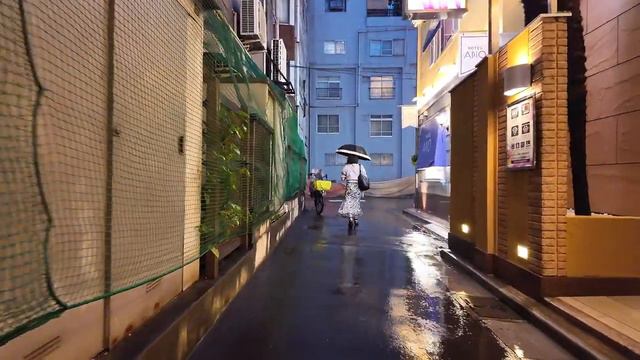 One of Japan's leading love hotel districts_Tokyo Uguisudani. Up on August 17, 2024.