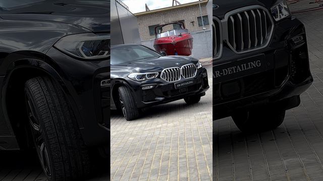 BMW X6 весь в защите от царапин и сколов! Вы видите плёнку? А она там точно есть!