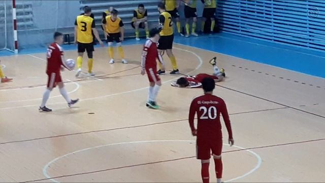 гол Никиты Жиркова (Северо-Восток) в ворота Энергии