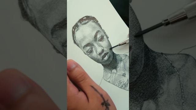 Giving a girl a drawing of herself! shocked reaction