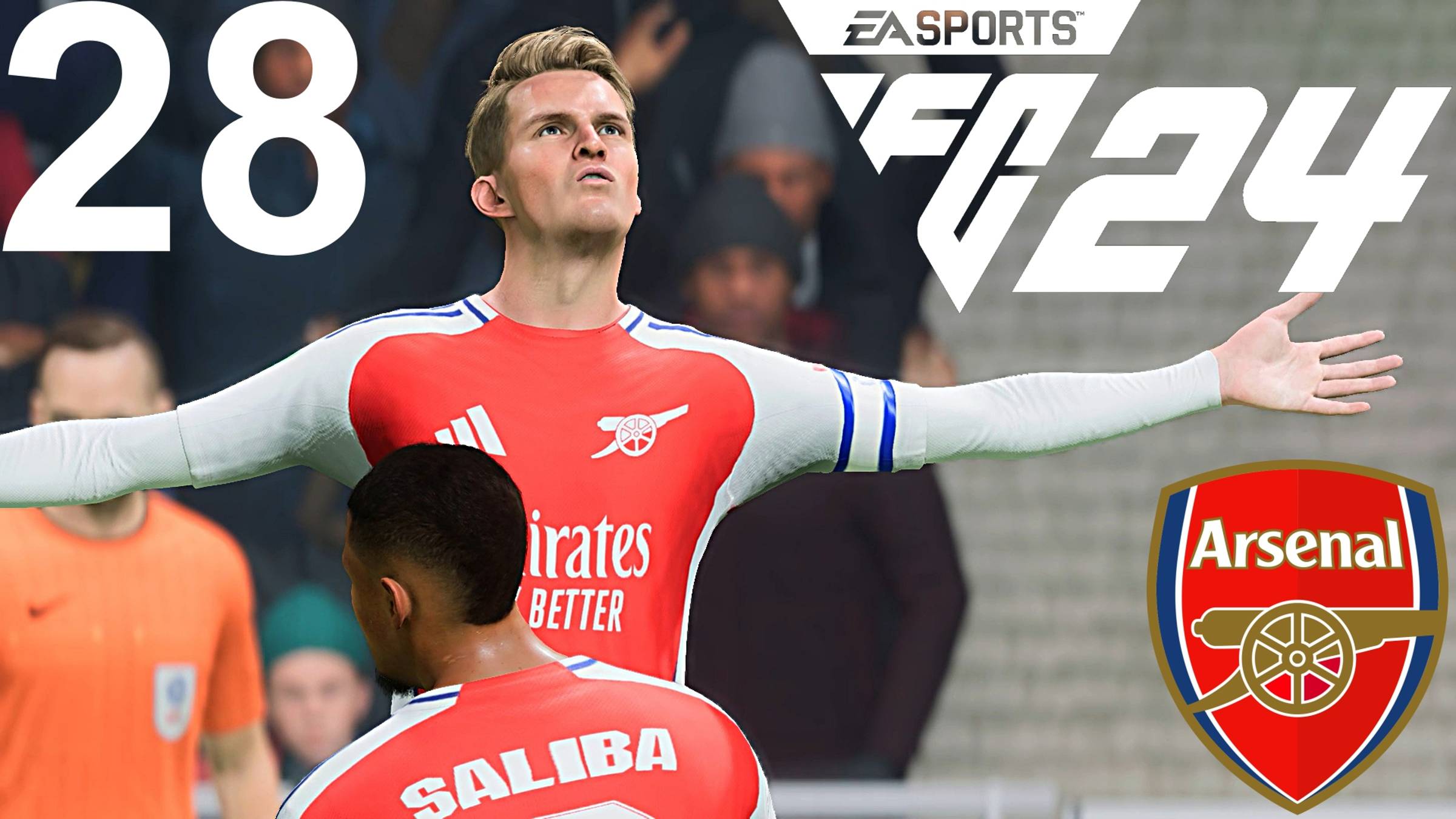 FC 24 КАРЬЕРА ЗА АРСЕНАЛ #28 - ОТВЕТНЫЙ ПОЛУФИНАЛ КАРАБАО КАП и ШЕДЕВРАЛЬНЫЙ ГОЛ ЭДЕГОРА!