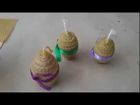 Презентация мастер класса по изготовлению пасхальной свечи с целебными травами в форме яйца.