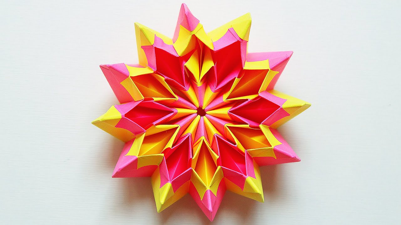 Как сделать бумажный фейерверк за 5 минут