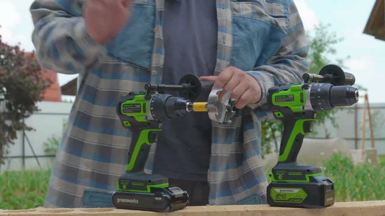 Тест аккумуляторных дрелей шуруповёртов Greenworks 24V: GD24DD90 и GD24DD140 журналистамиПотребитель