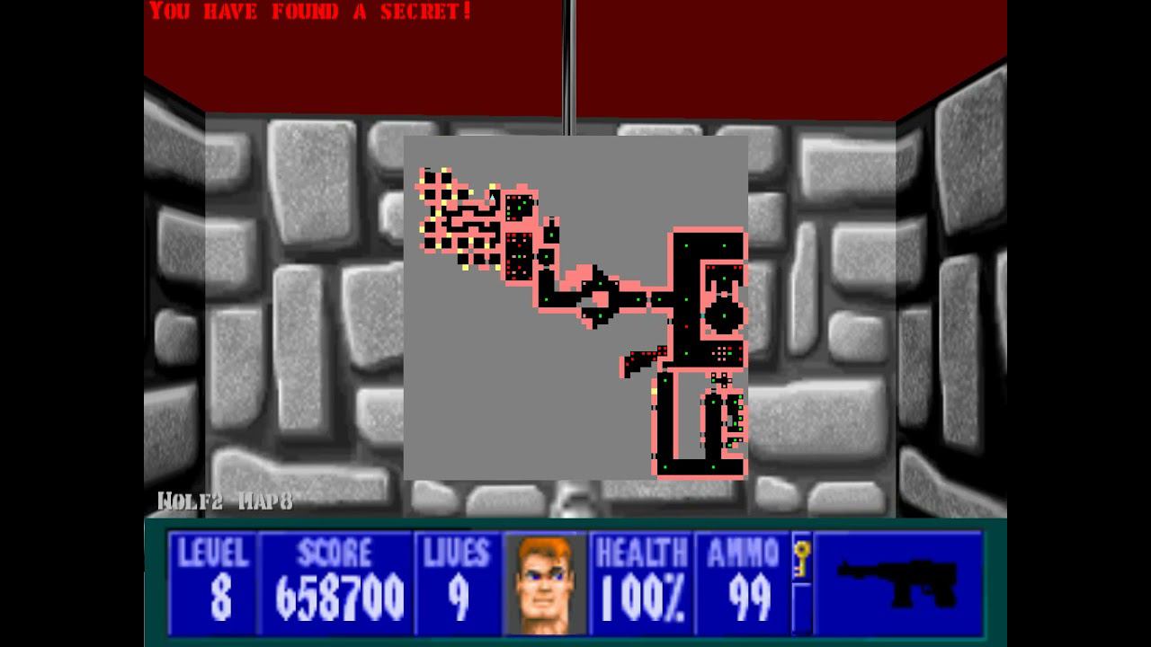 Прохождение Wolfenstein 3D Эпизод 2 Операция Айзенфауст Немецкая Квартира #17