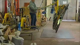 Вакуумный подъемник сэндвич панель электронаклон