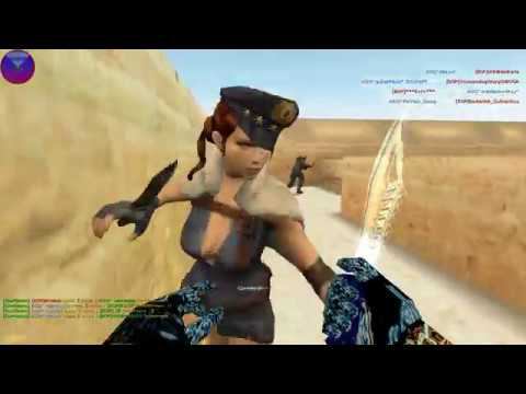 Игра в *МЫШЬ* cs 1.6 gungame дружественный CW AGG VS BOP карта 1 irak