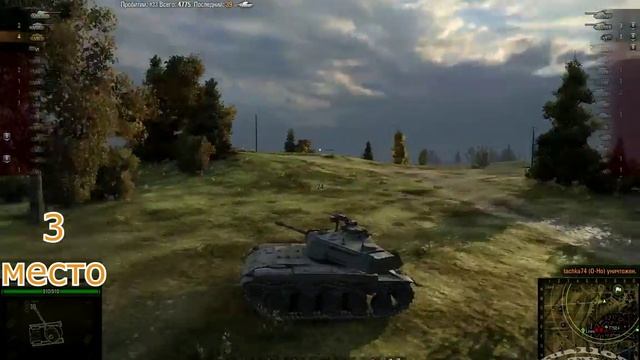 ТОП-5 наиболее популярных танков 7 уровня в World of Tanks [патч 0.9.13]