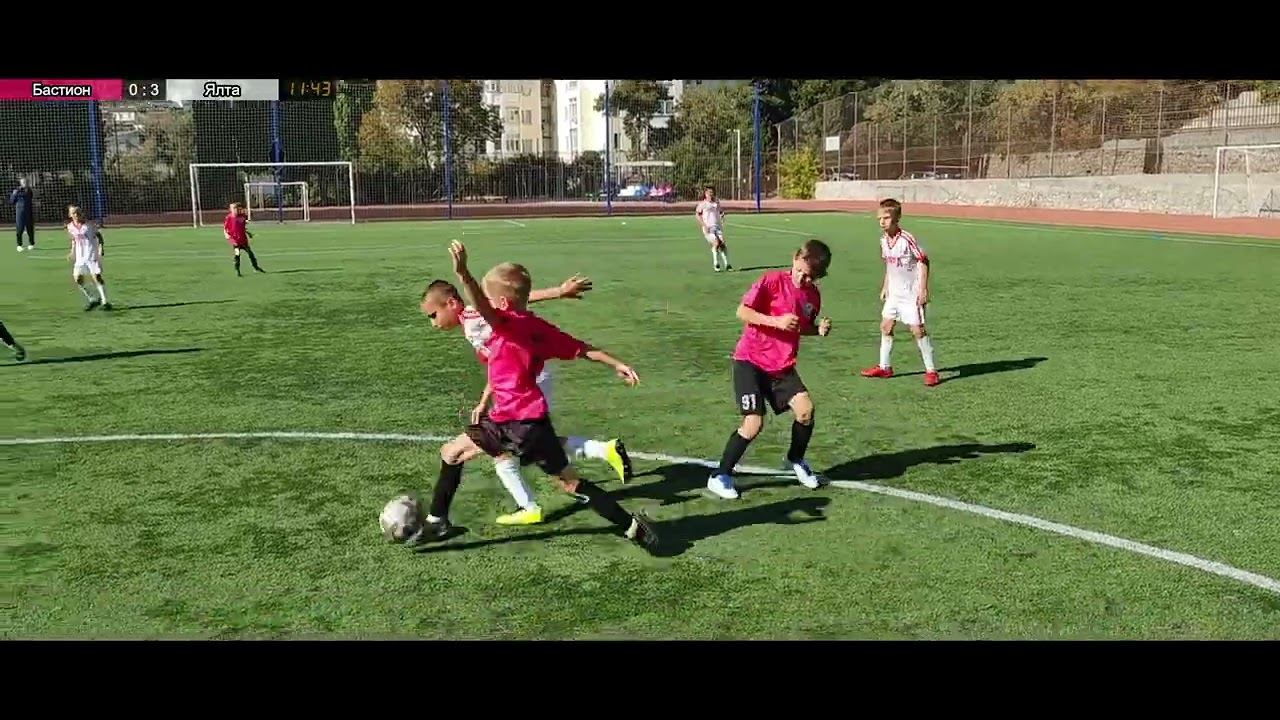 Бастион - ДЮЦФС - 1 Ялта 2ой Тайм Крым(2014)