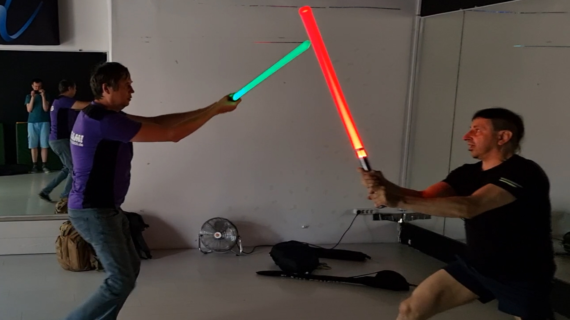 Саберфайтинг в школа японского фехтования Katana Club - свободное фехтование в стиле saberfighting.