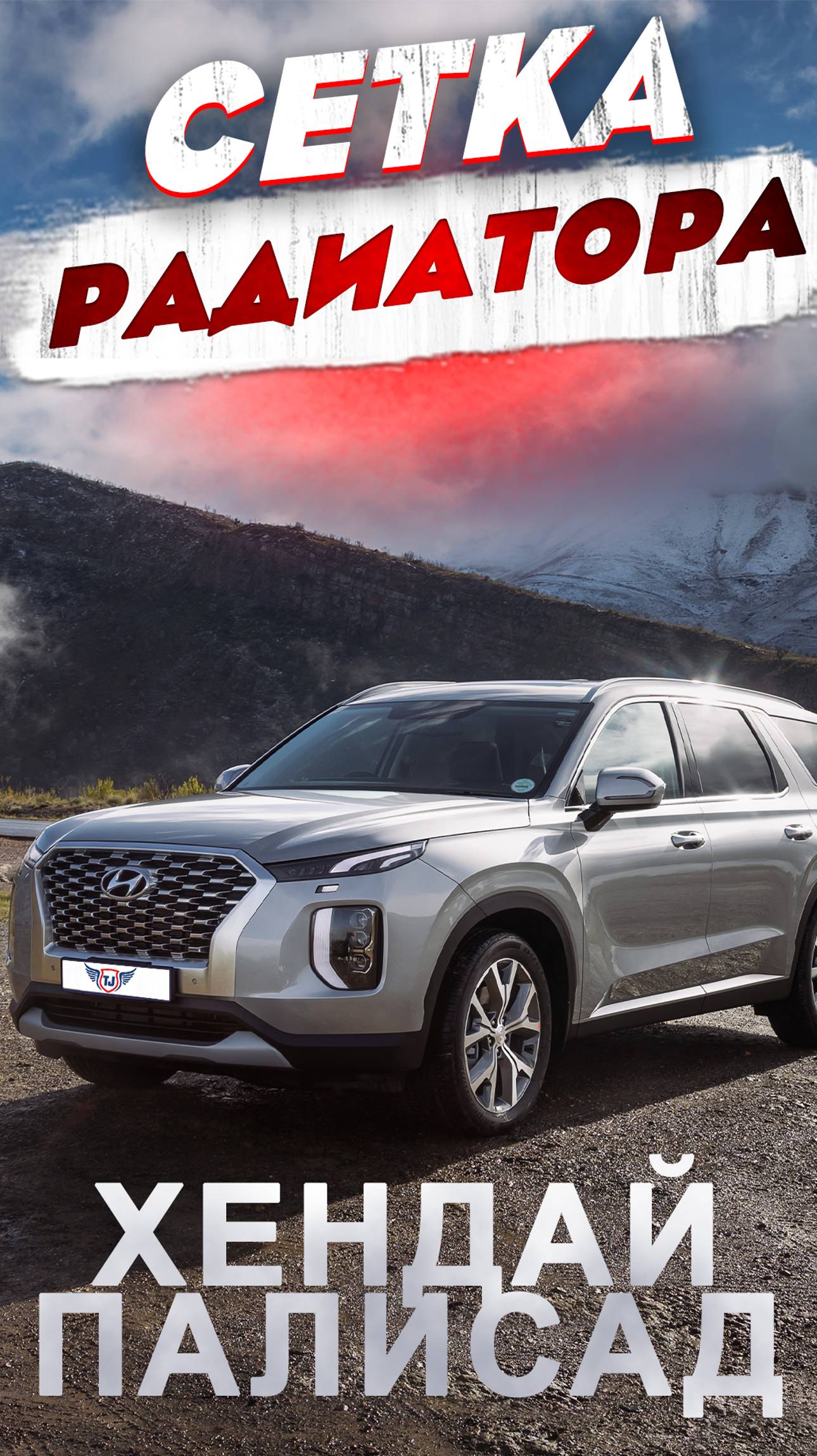 Сетка Радиатора на Хендай Палисад от ТиДжей-Тюнинг