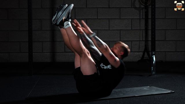 Дотягивания лёжа