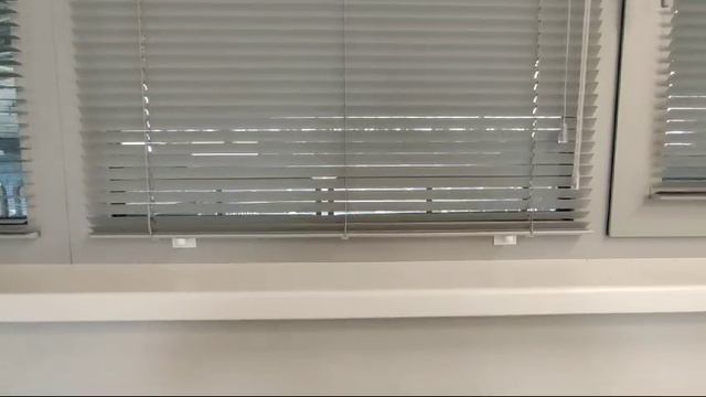 Горизонтальные жалюзи Холис 25 мм., алюминий, серый. Газпром Арена (2). СВИЛ.