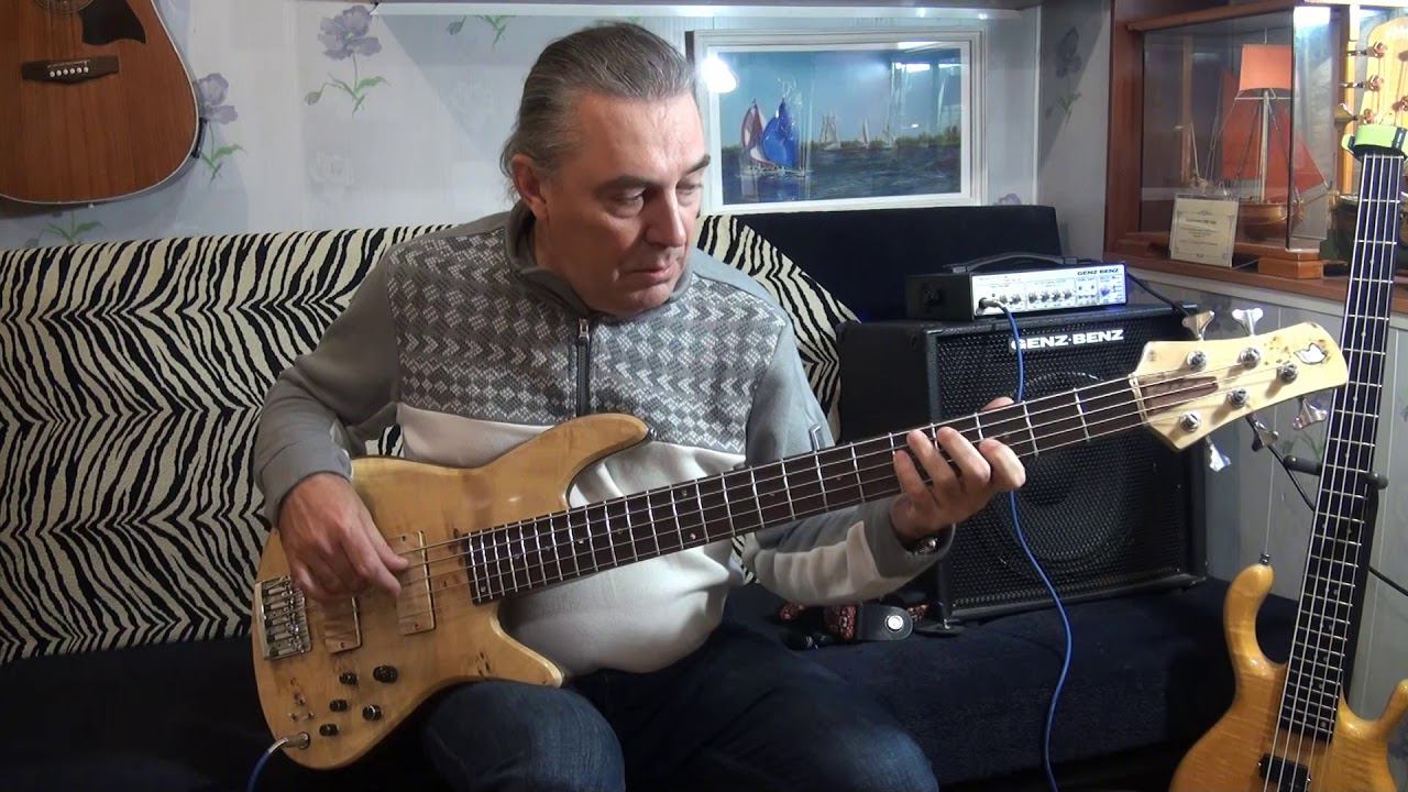 Сергей Соболев. 2 часть. Бас-гитара  Fodera Emperor 5 Deluxe. Обзор звука.