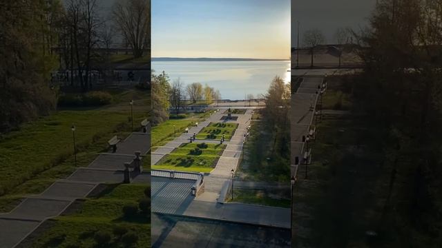 #Россия - Восход над Онежским озером