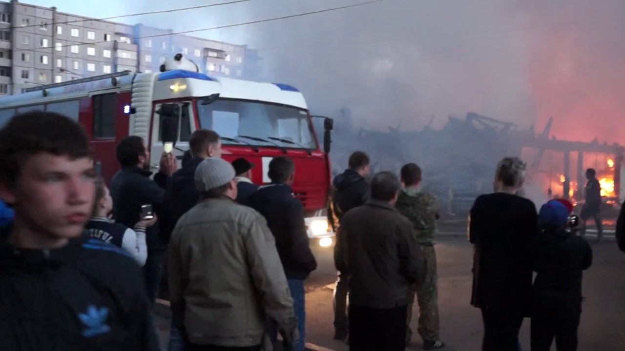 Пожар в Минусинске 25.04.2017 Часть 5