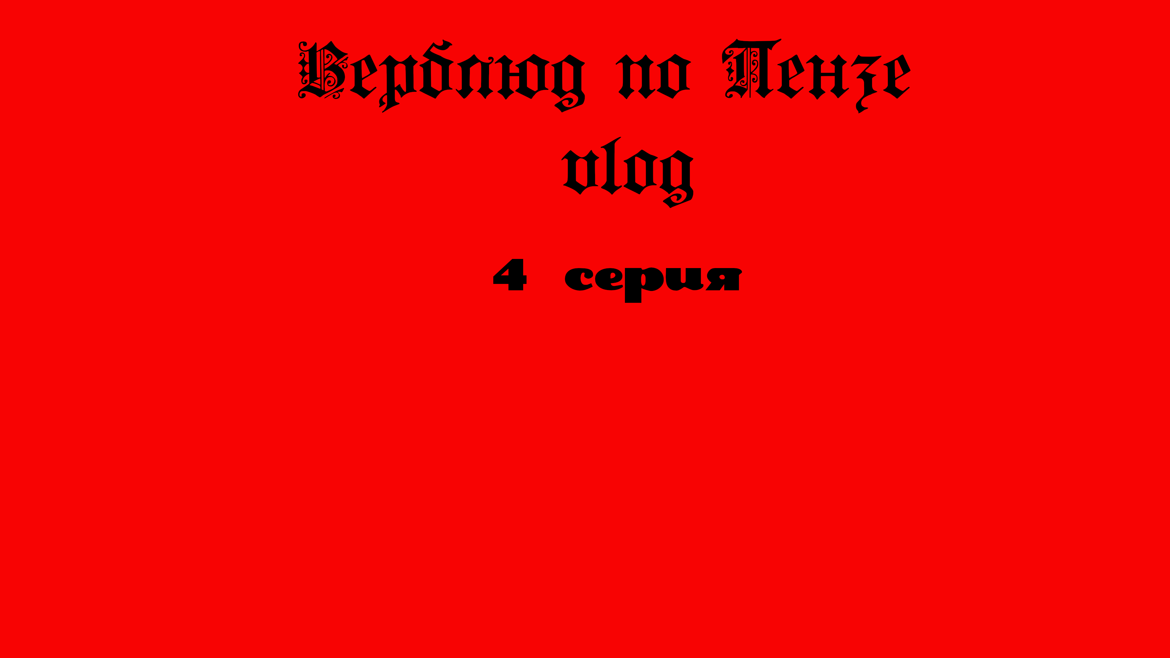 VLOG Верблюд по Пензе. 4 серия