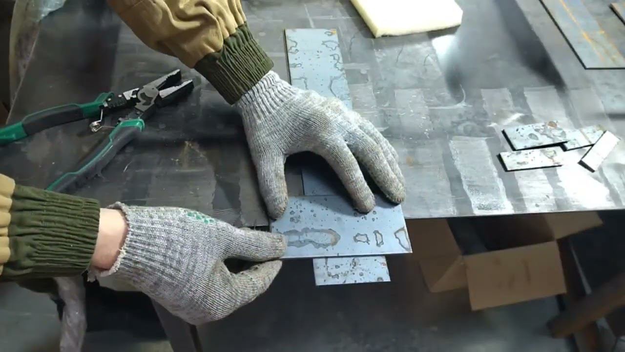 Работа аппаратом лазерной резки металла 3 мм