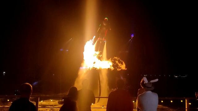 Лазерное, флайборд, фейерверк шоу на базе отдыха "Босиком".