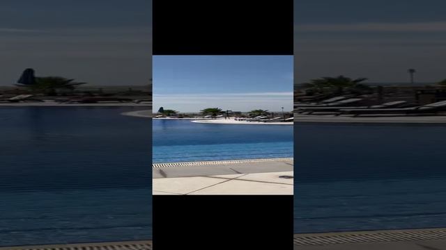 Возле бассейна в отеле // InterContinental Abu Dhabi, ОАЭ, апрель 2023