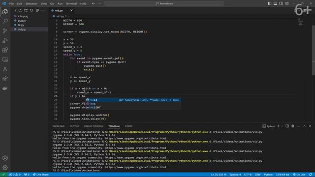 Как сделать анимацию на Python _ Пайтон для школьников _ Программирование для детей