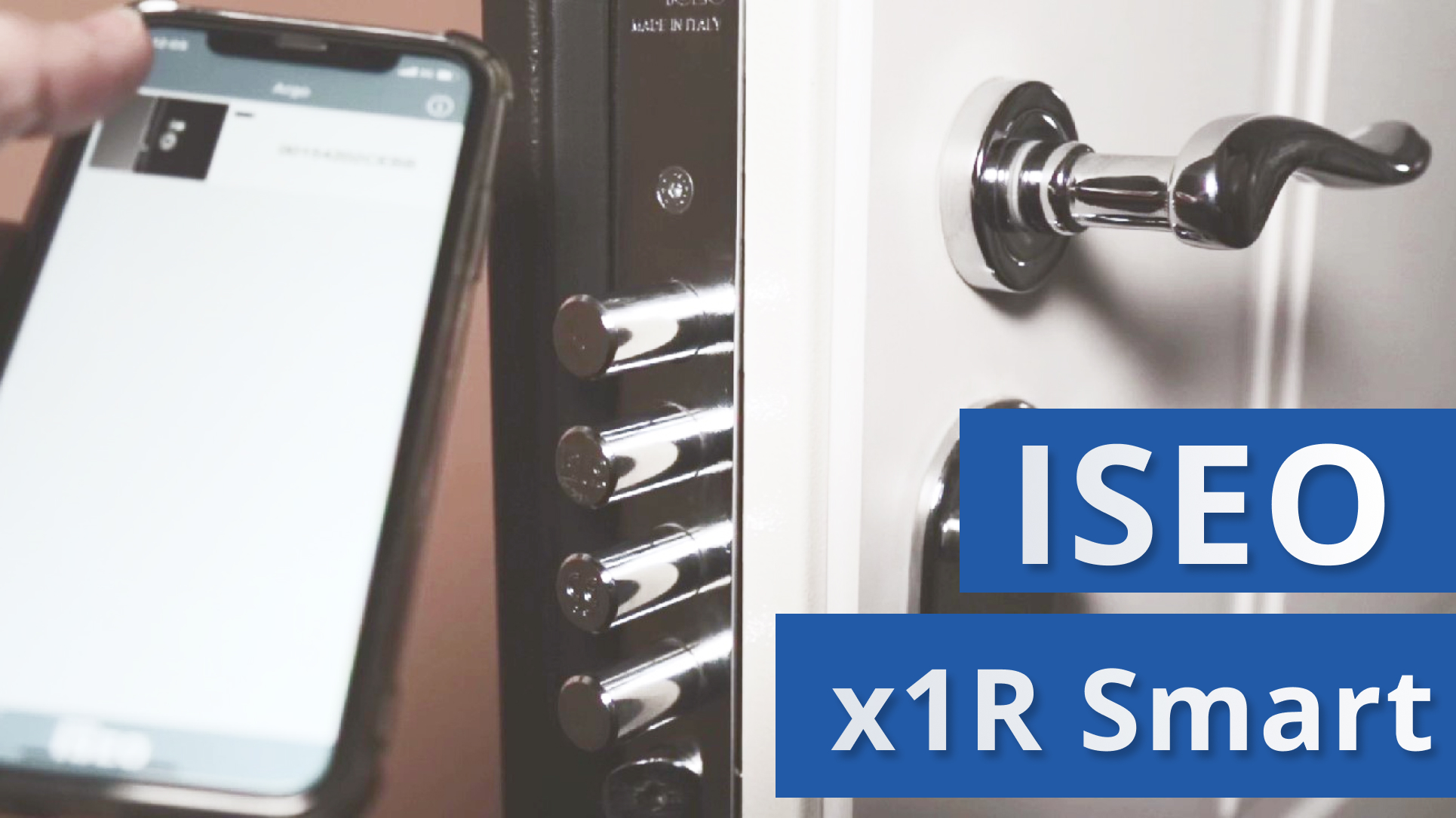 Замок для входной двери ISEO x1R Smart большой ОБЗОР_ИНТЕРВЬЮ