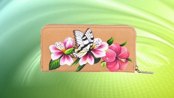 Женский кошелёк и сатчел "Бабочка 3D" Pelle-Volare