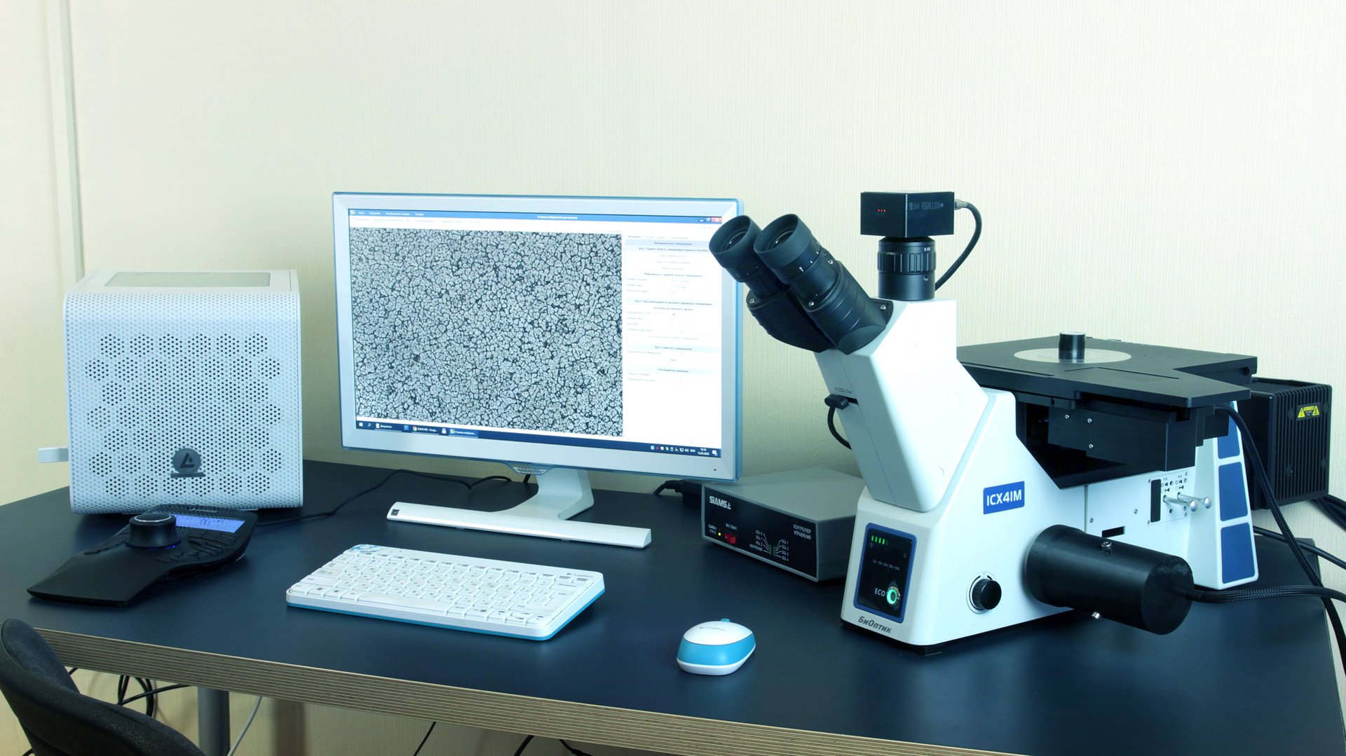 Моторизация SIAMS для оптического микроскопа SOPTOP ICX41M (БиОптик CMI-400)