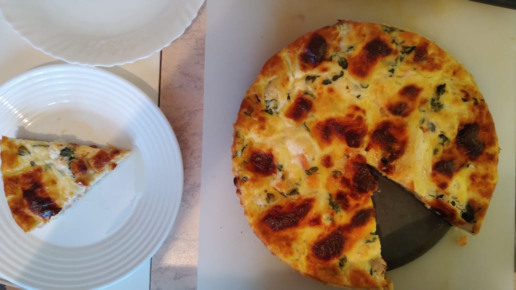 Киш с рыбой и цветной капустой...или фламиш..или тарт..