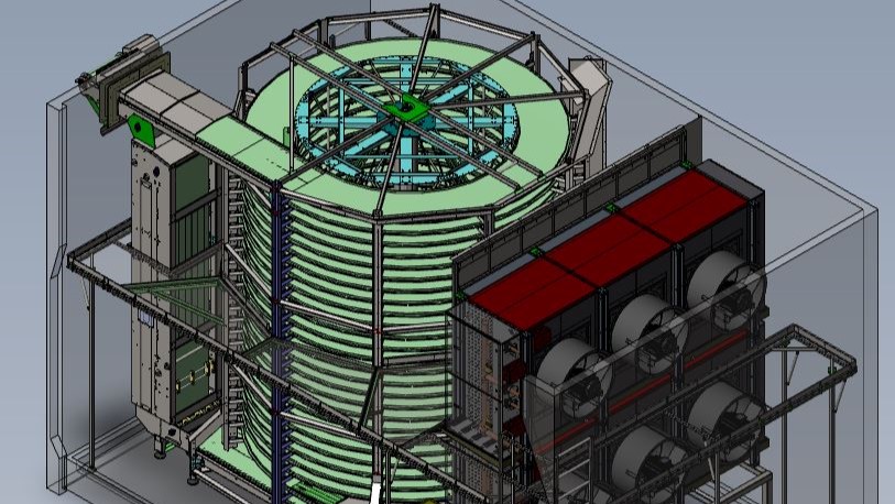 Спиральный фризер для кондитерских изделий
