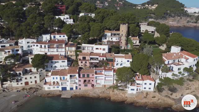 Бухта Cala Sa Tuna, Бегур, Коста Брава, Испания. 18 декабря 2021.